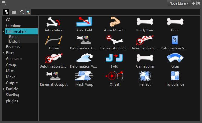 Harmony 21 Premium Documentation Adding Deformation Nodes