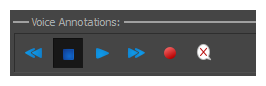 Storyboard Pro 22 Online Help: Record Voice Annotation Dialog Box
