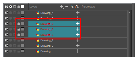 Locking and Unlocking Layers