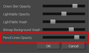 Changing Pencil Line Opacity Display