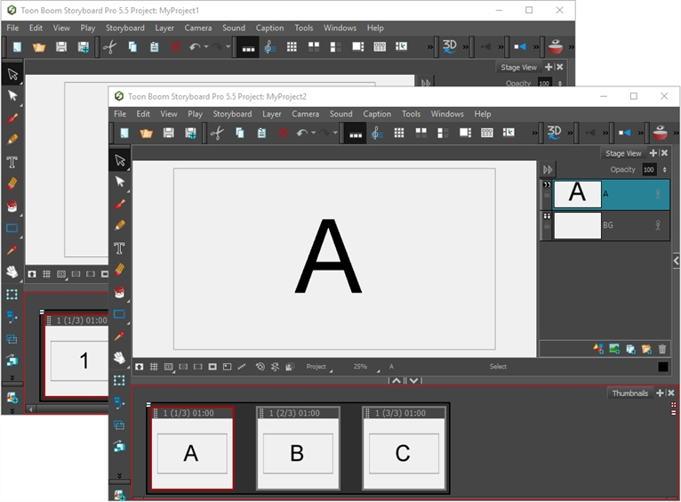 Copying and Pasting Panels Between Projects