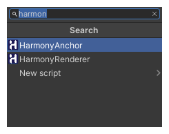 Adding a Harmony Renderer to Empty Game Objects