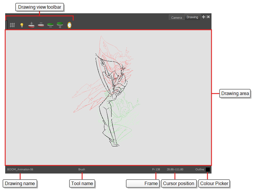 Harmony 20 Essentials Documentation: Drawing View