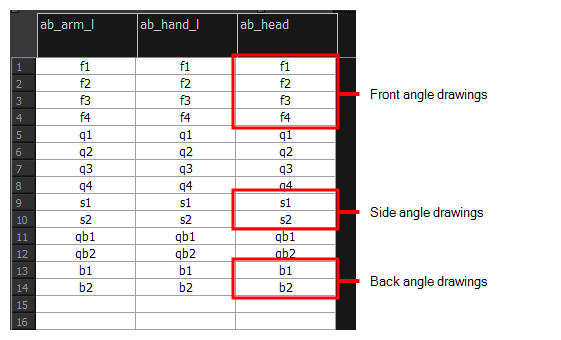 drawing naming standards