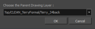 Harmony 21 Advanced Documentation: Convert to Synced Drawing Layer Dialog Box