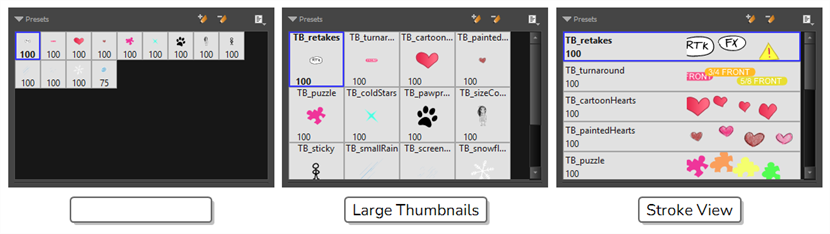 Harmony 21 Essentials Documentation: Changing The Way Stamps Are Displayed