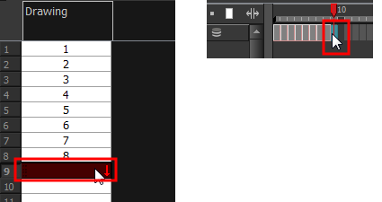 Harmony 21 Essentials Documentation: Copying and Pasting Drawings