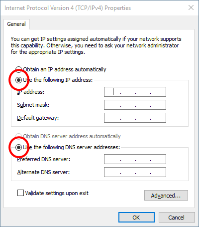 Harmony 21 Installation Documentation: Setting Up Static IPs for WebCC on Windows