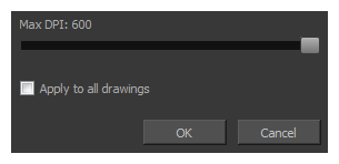 Harmony 21 Paint Documentation: Reducing the Drawing Texture Resolution