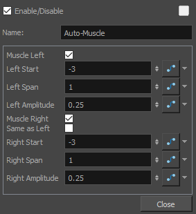 Harmony 21 Premium Documentation: Auto Muscle Node