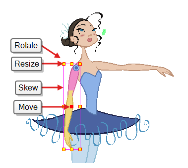 Harmony 21 Premium Documentation: How to Animate a Cut-out Character