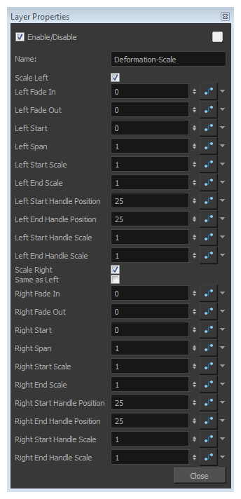 Harmony 21 Premium Documentation: Deformation Scale Node