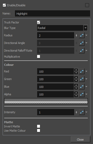 Harmony 21 Premium Documentation: Highlight Node
