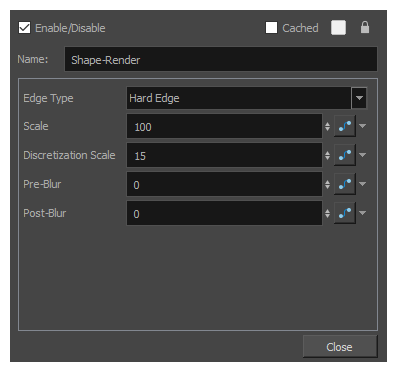 Harmony 21 Premium Documentation: Shape Render Node