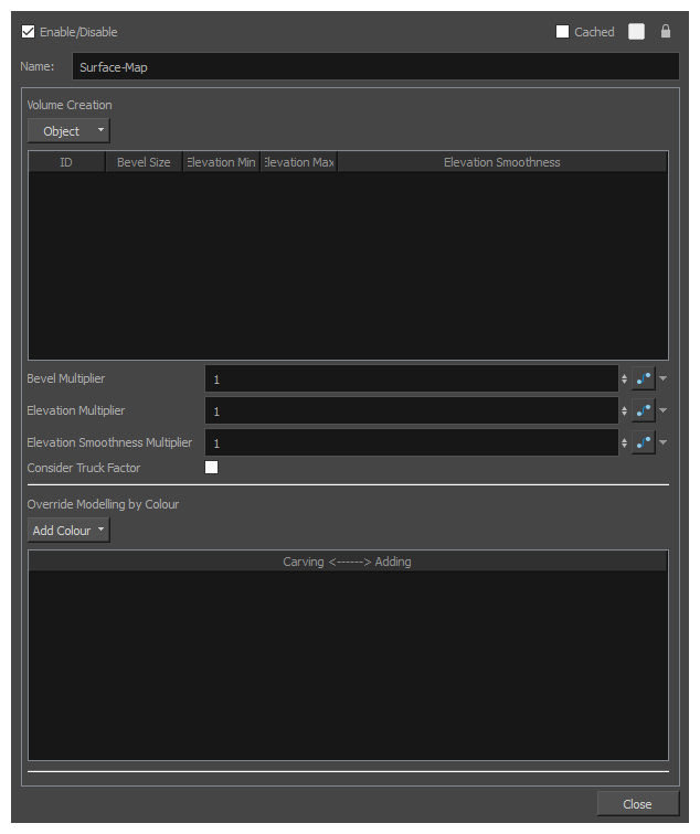 Harmony 21 Premium Documentation: Surface Map Node