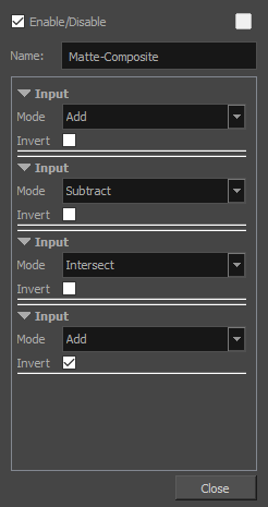 Harmony 21 Premium Documentation: Matte-Composite Node