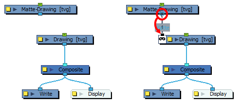 Harmony 21 Premium Documentation: Adding a Matte Drawing to an Effect