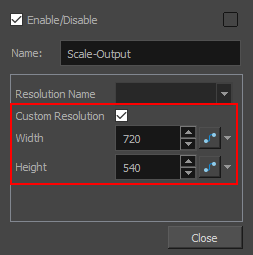 Harmony 21 Premium Documentation: Scale Output Node