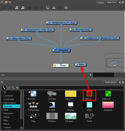 Harmony 21 Premium Documentation: Adding Write Nodes