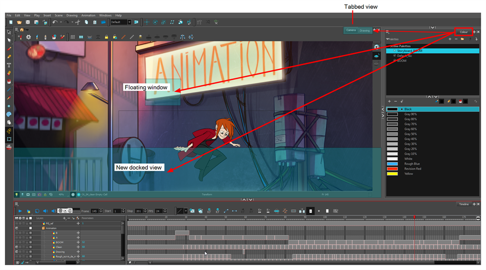 Harmony 21 Premium Documentation: Moving Views