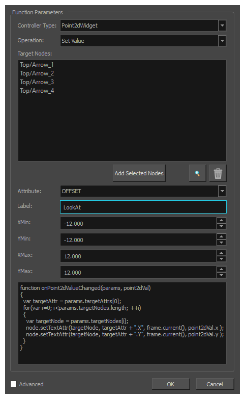 Harmony 21 Premium Documentation: Function Wizard Example 6: Customizing the Function Code