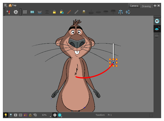 Harmony 21 Premium Documentation: Changing the Position of a Master Controller Widget