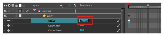 Harmony 22 Advanced Documentation: Animating an Effect