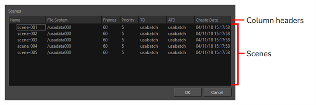 Harmony 22 Control Center Documentation: Reordering Scenes in Control Center