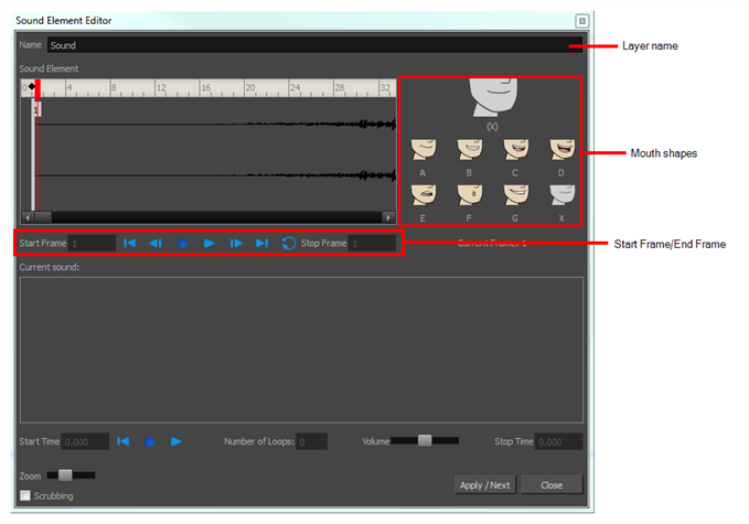 Harmony 22 Essentials Documentation: About the Sound Editor