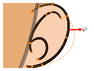 Harmony 22 Essentials Documentation: Reshaping a Shape, Pencil Line or Stroke with the Contour ...