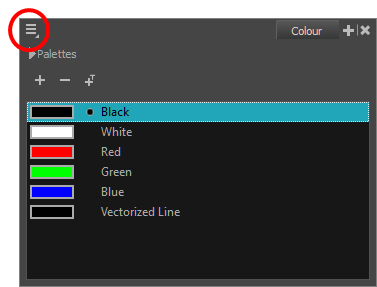 Harmony 22 Essentials Documentation: View Menus