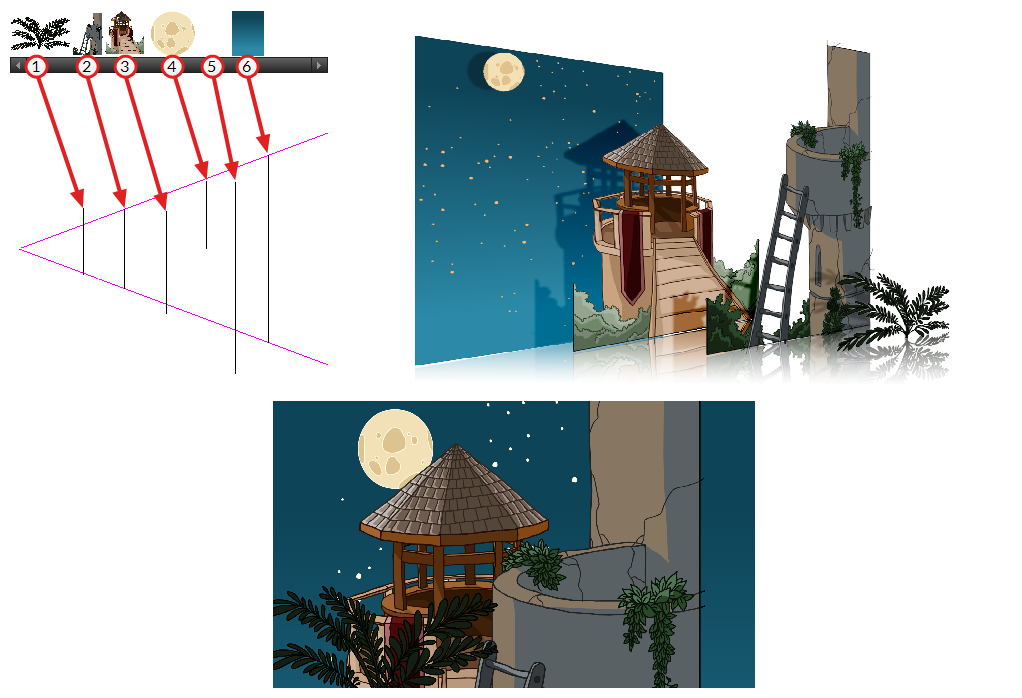 Harmony 22 Essentials Documentation: How to Create a Multiplane