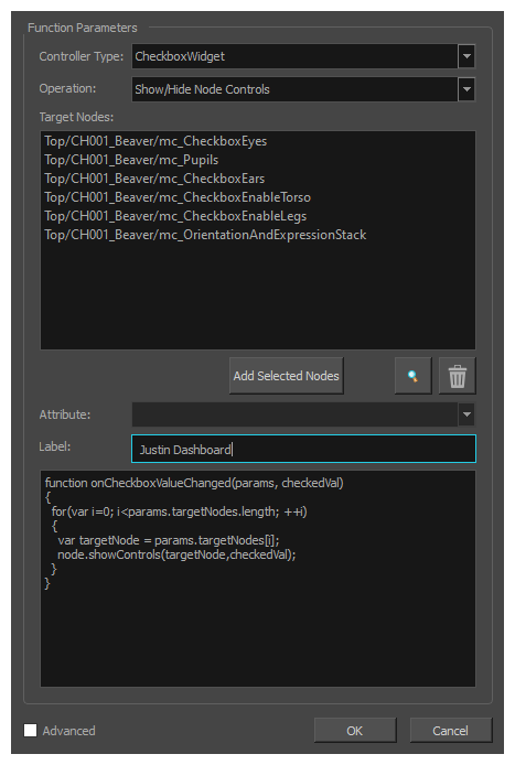 Harmony 22 Premium Documentation: Function Wizard Example 5: Creating a Master Controller Dashboard