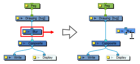 Harmony 22 Premium Documentation: Disconnecting Nodes