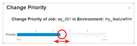 Harmony 22 WebCC Documentation: Changing Job Priorities in WebCC