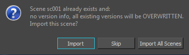 Harmony 25 Control Center Documentation: Importing Scenes to Control Center