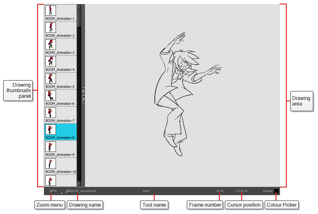 Harmony 25 Paint Documentation: Drawing View