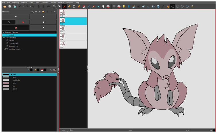 Harmony 25 Paint Documentation: About the User Interface