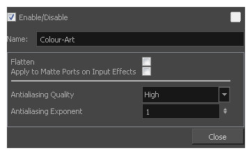 Harmony 25 Premium Documentation: Colour Art Node