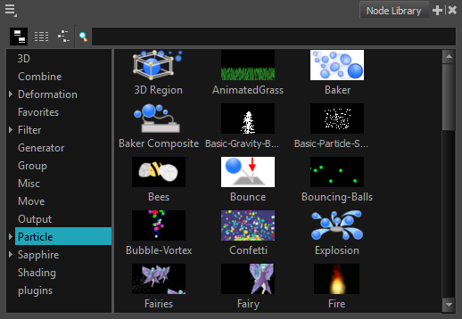 Harmony 25 Premium Documentation: Particle Nodes