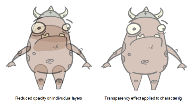 Harmony 25 Premium Documentation: About Opacity and Transparency