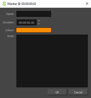 Storyboard Pro 22 Online Help: Editing Markers