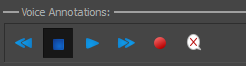 Storyboard Pro 22 Online Help: Record Voice Annotation Dialog Box