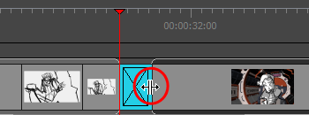Storyboard Pro 22 Online Help: Changing the Transition Duration